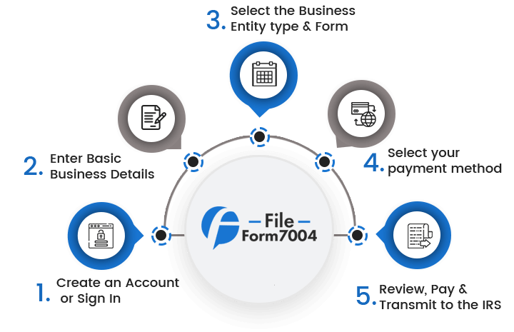 File Form 7004 Online | 2021 Business Tax Extension Form
